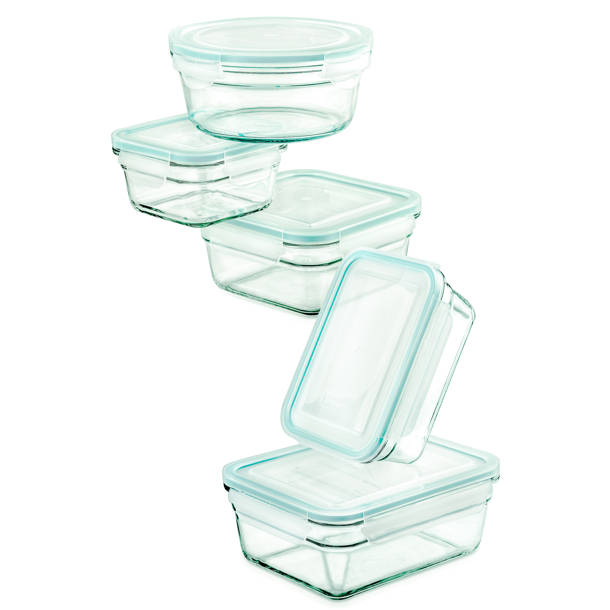 Glasslock 5 Container Food Storage Set & Reviews | Wayfair