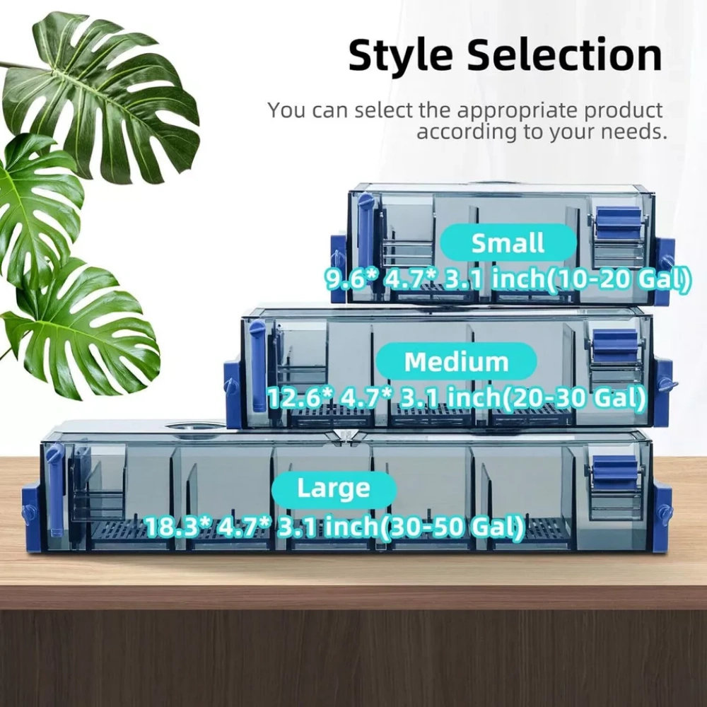 Costyle Multi-layer Aquarium Filter Oxygenating Water Wheel For 20-30 ...
