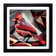 The Seasonal Aisle Cardinal Bird Cubism - Single Picture Frame Art ...