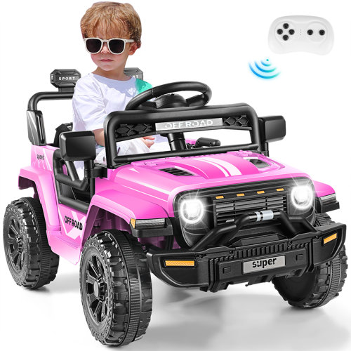 Pink Kids Cars & Ride-On Toys You'll Love | Wayfair