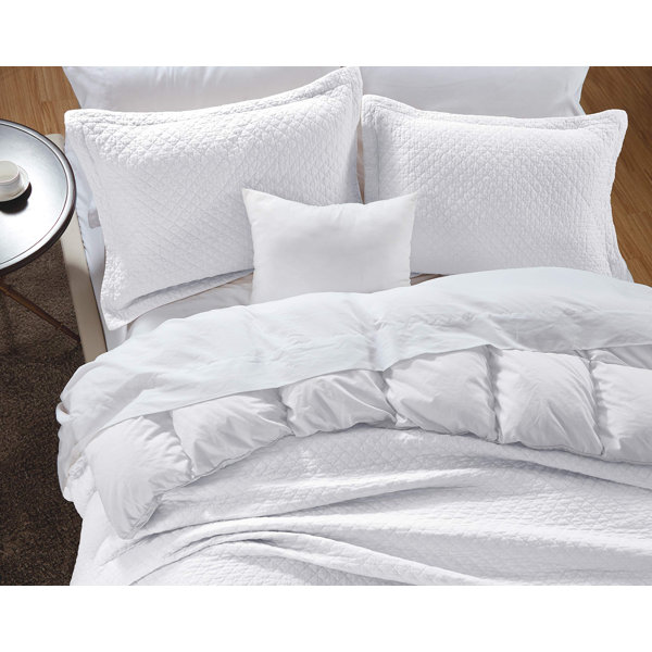 Chezmoi Collection Solid Color Cotton Quilt Standard Cotton 3 Piece ...