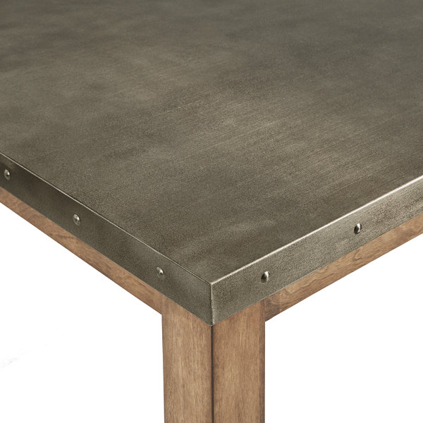 Laurel Foundry Modern Farmhouse® 70'' Stainless Steel Dining Table ...