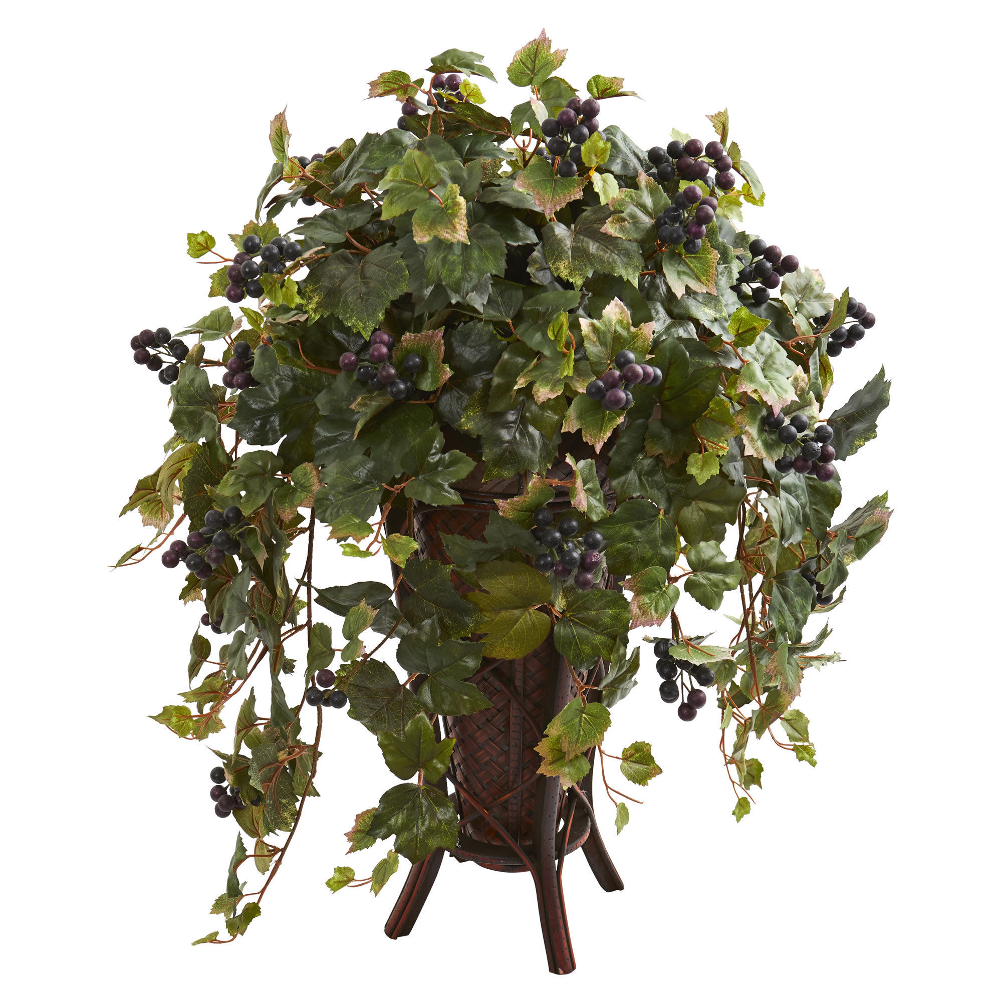 Charlton Home® 32" Artificial Grapevine Plant in Planter | Wayfair
