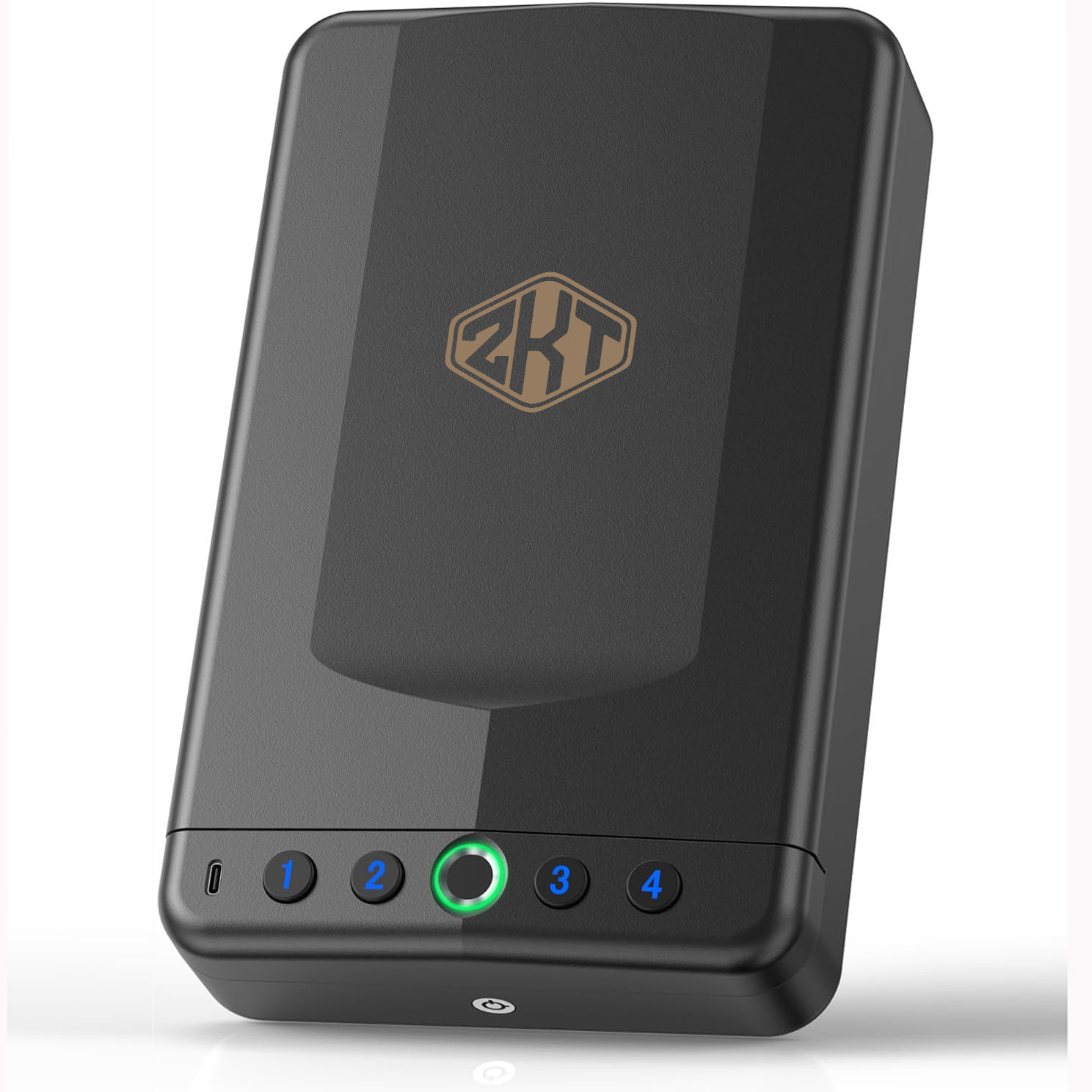 ZKT Biometric Handgun Safe With Quick Access For Nightstand & Reviews ...