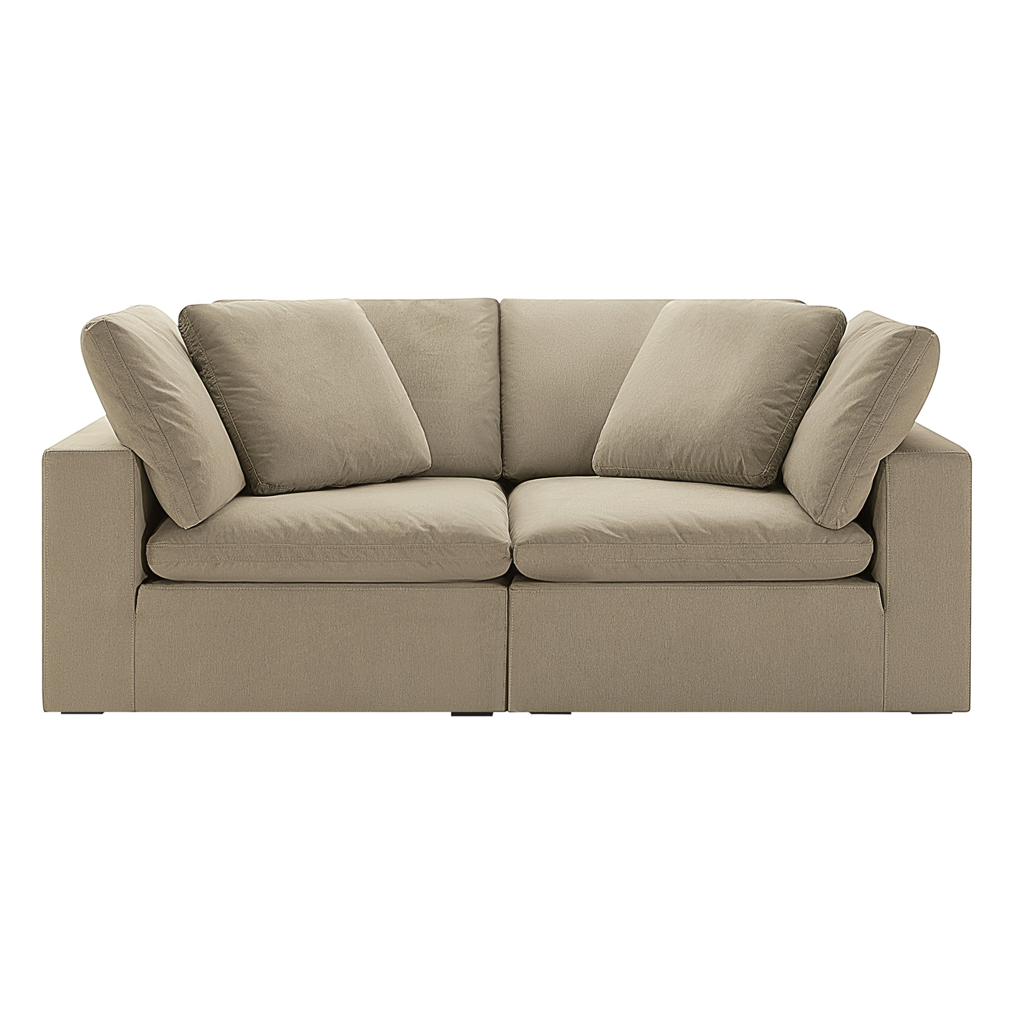 Circle 55 Calana Luxe 2-Piece Modular Sofa | Wayfair