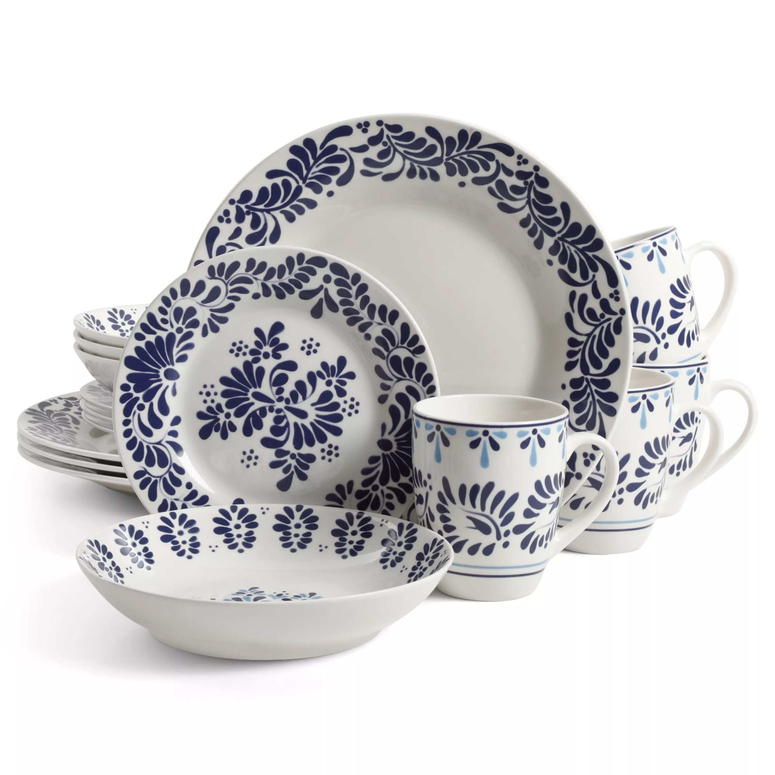 Gibson 16 Piece Fine Ceramic Dinnerware Set | Wayfair