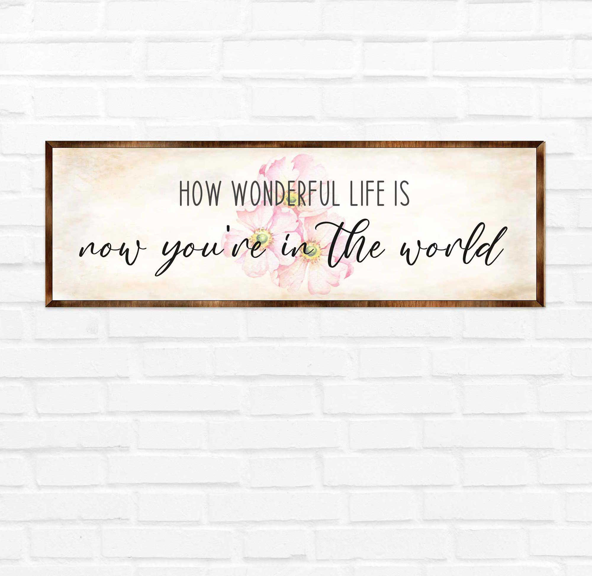 Trinx What a Wonderful Life by G.DeBrekht - Picture Frame Panoramic ...