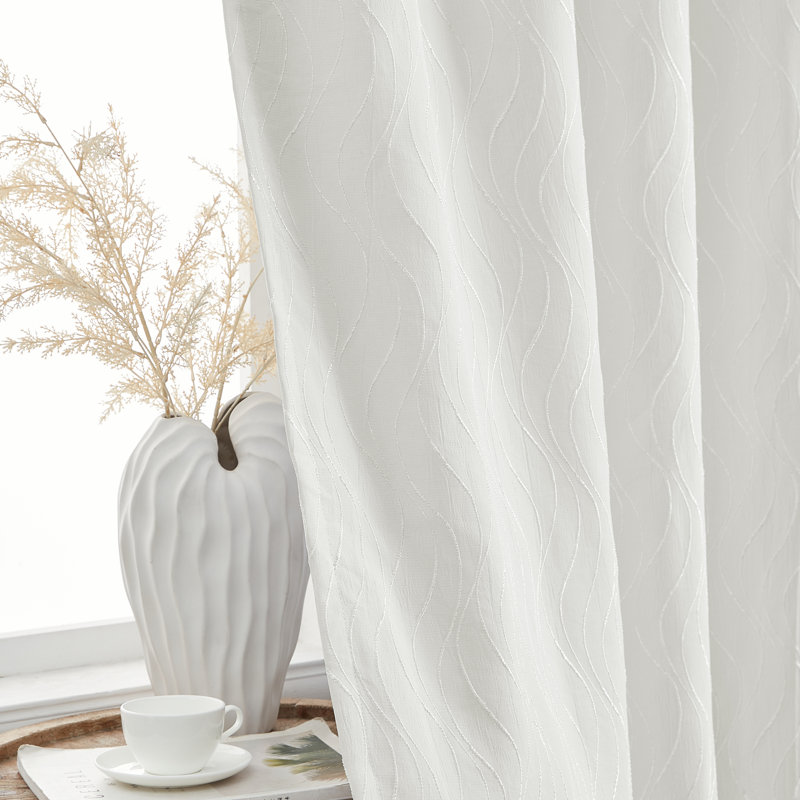 Canora Grey Farnham Polyester Curtain Pair & Reviews | Wayfair