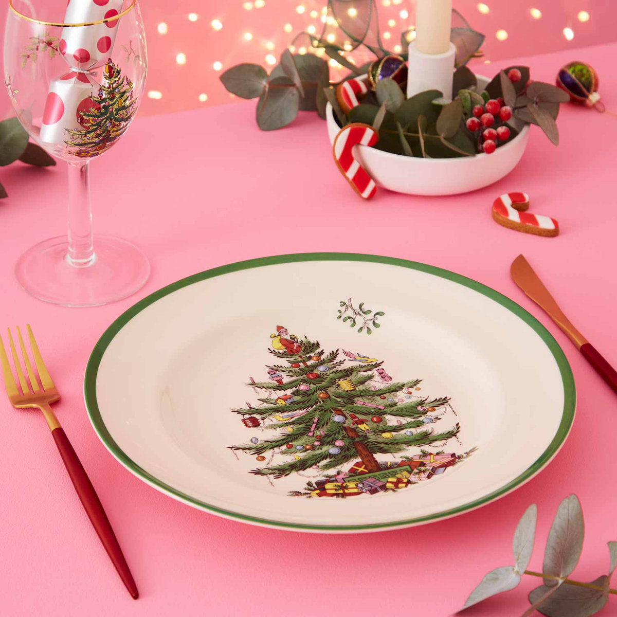 Spode Christmas Tree Dinner Plates 10.5" & Reviews | Perigold