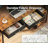 17 Stories 40 Inch Rustic Brown Small Computer Desk: Reversible Home ...