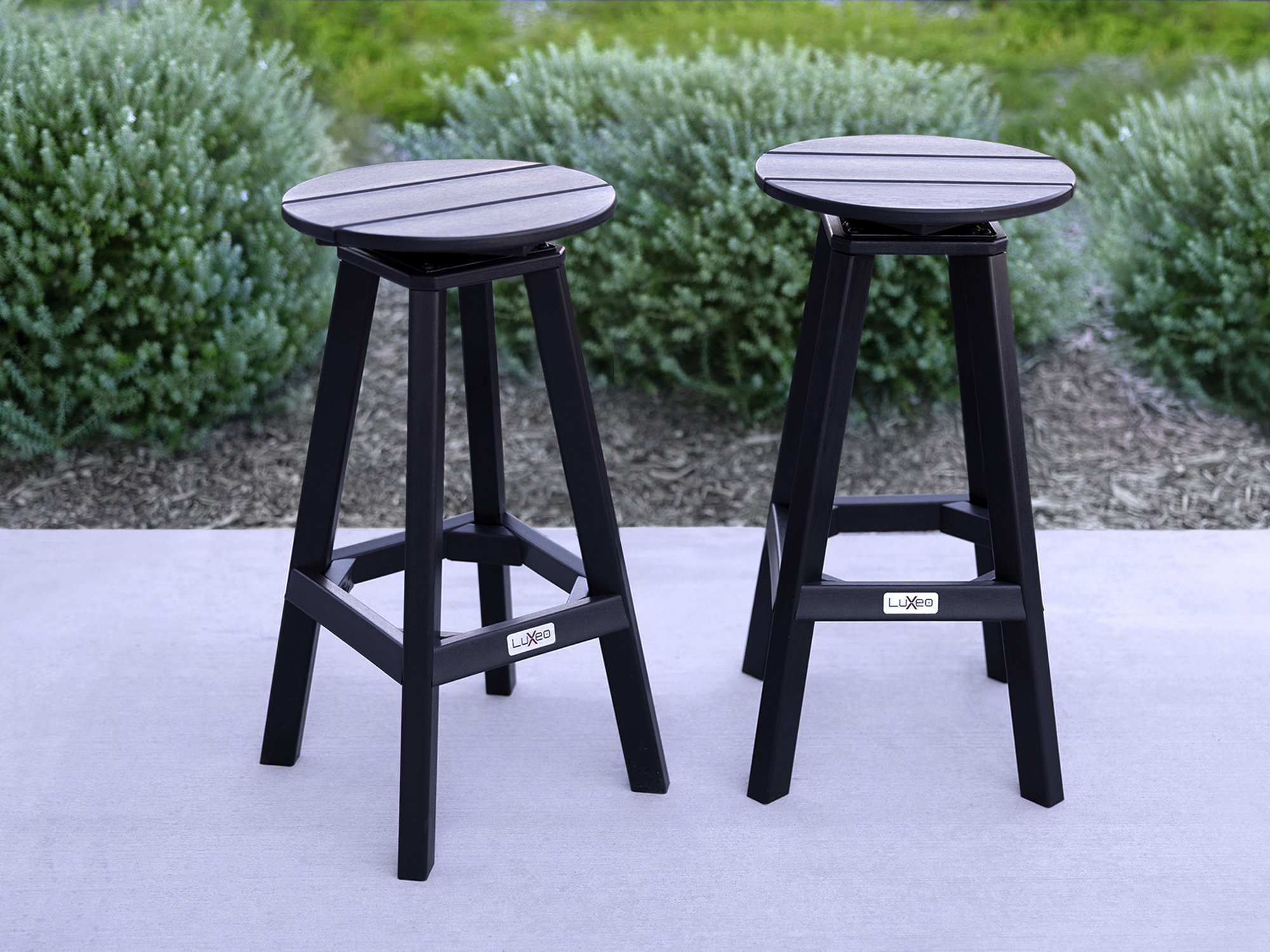 LuXeo Mason Outdoor Stool (Set of 2) | Wayfair