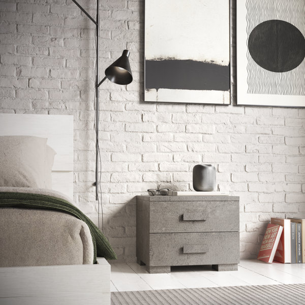 Borough Wharf Adamsburg Manufactured Wood Bedside Table | Wayfair.co.uk