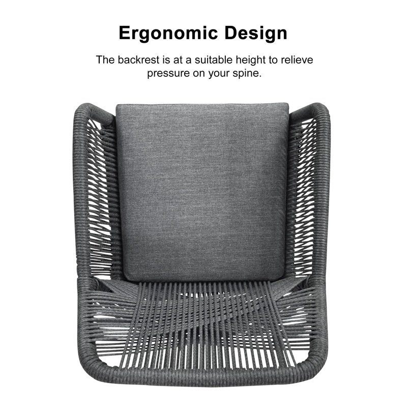 Purple Leaf Rectangular Outdoor Restaurant Dining Set | Wayfair