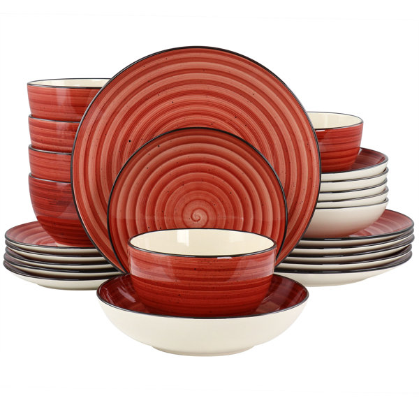 Latitude Run® Union Rustic Jozephine Dinnerware Set - Service for 6 ...