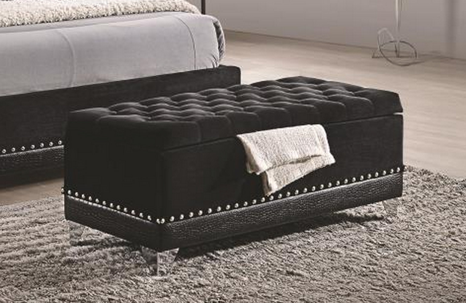 Everly Quinn Stoddard Flip Top Storage Bench - Wayfair Canada