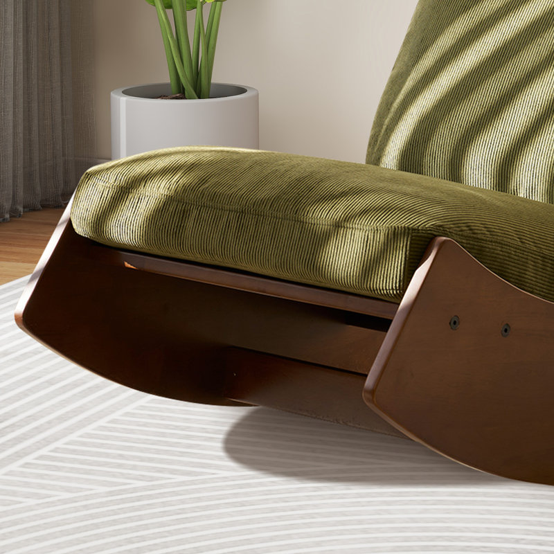 Ivy Bronx Laytan Solid Wood Rocking Chair & Reviews | Wayfair