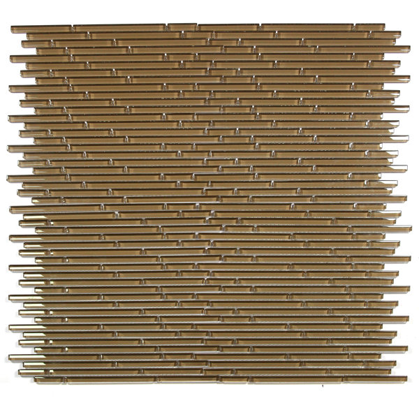 Abolos Glass Mosaic Brick Joint Tile | Wayfair