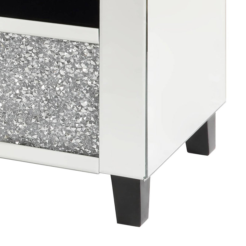 Everly Quinn Antar Faux Leather Upholstered Storage Bench in Black and ...