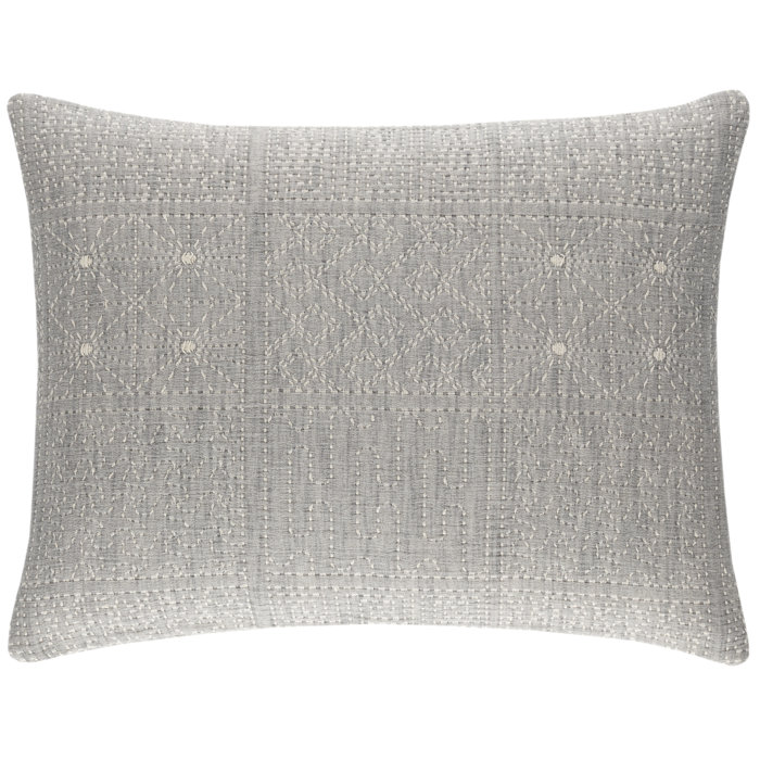 Pine Cone Hill Elsa Gray Geometric Cotton Coverlet Collection & Reviews ...