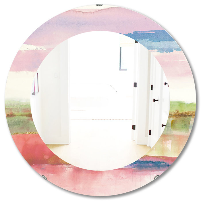 Bless international Influence of Line and Color Bright Wall Mirror ...