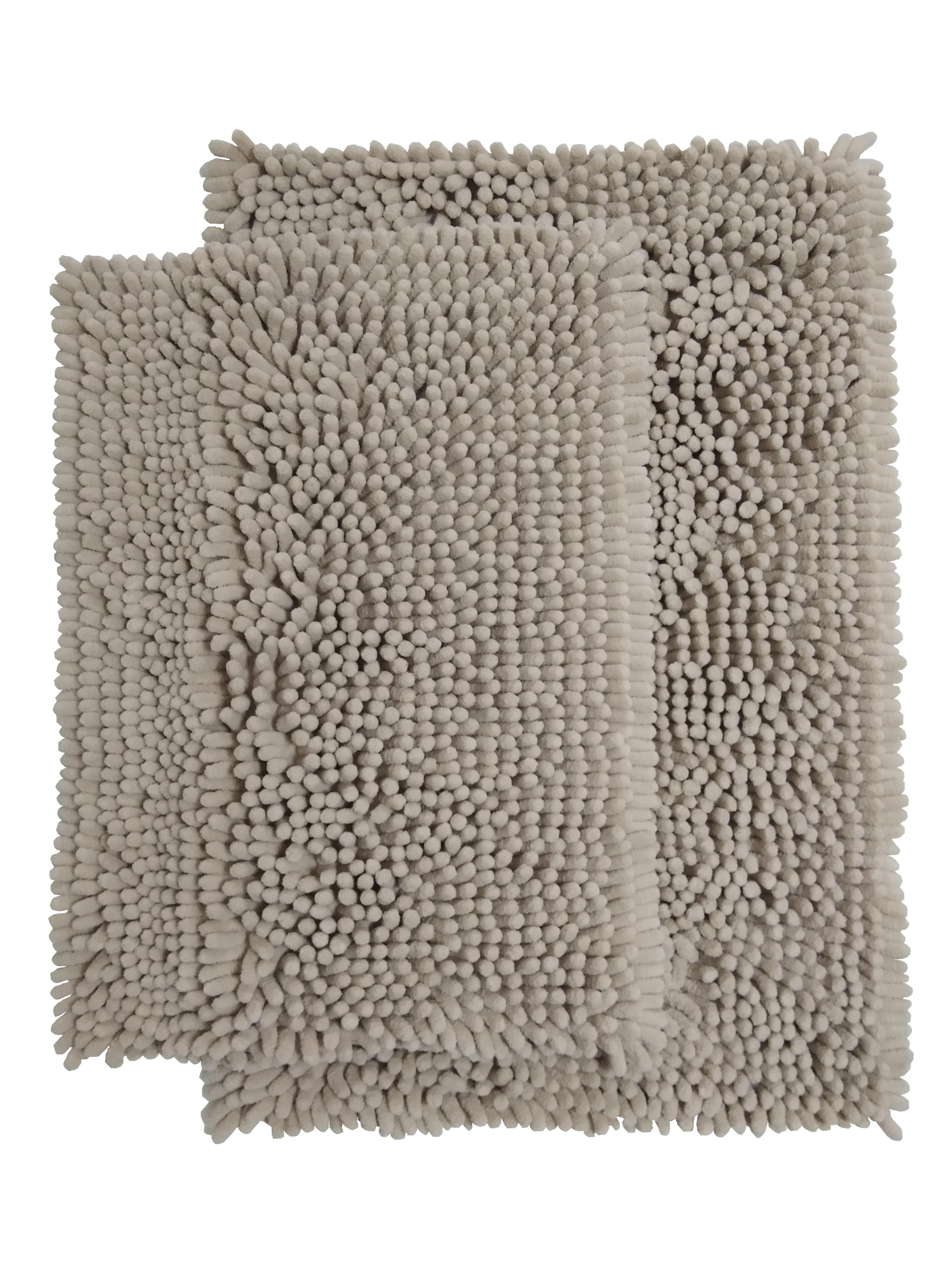 Latitude Run® Microfiber Hulk Noodle 2 Piece Bath Rug Set & Reviews ...