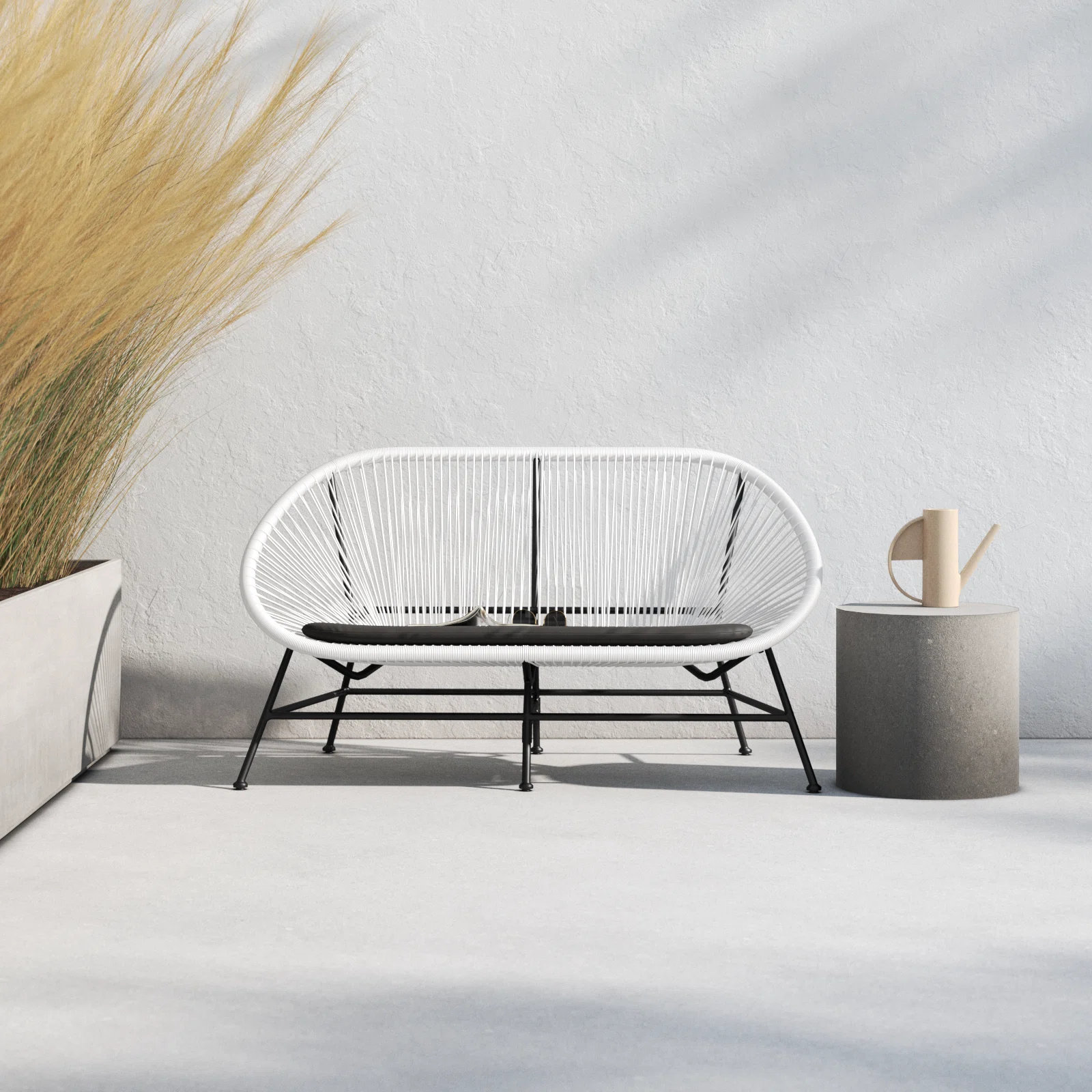 Winston Porter Irving Outdoor Patio Loveseat & Reviews - Wayfair Canada