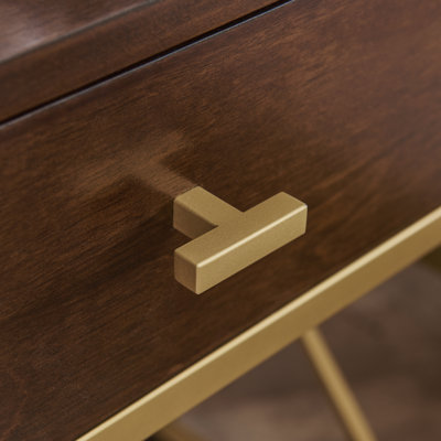 Brayden Studio® Claudette Solid + Manufactured Wood Side Table ...