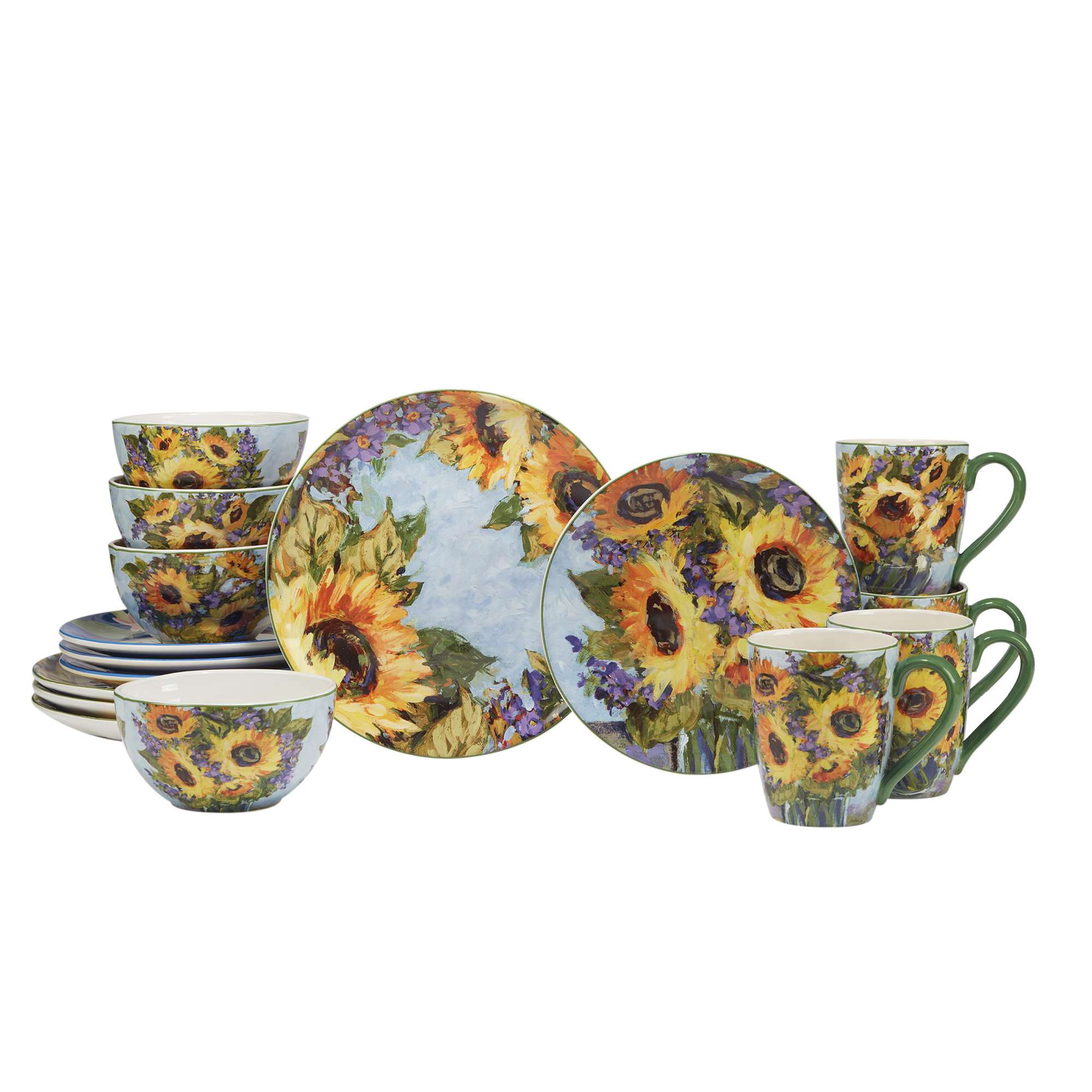 Certified International Earthenware Dinnerware - Set of 16 | Wayfair