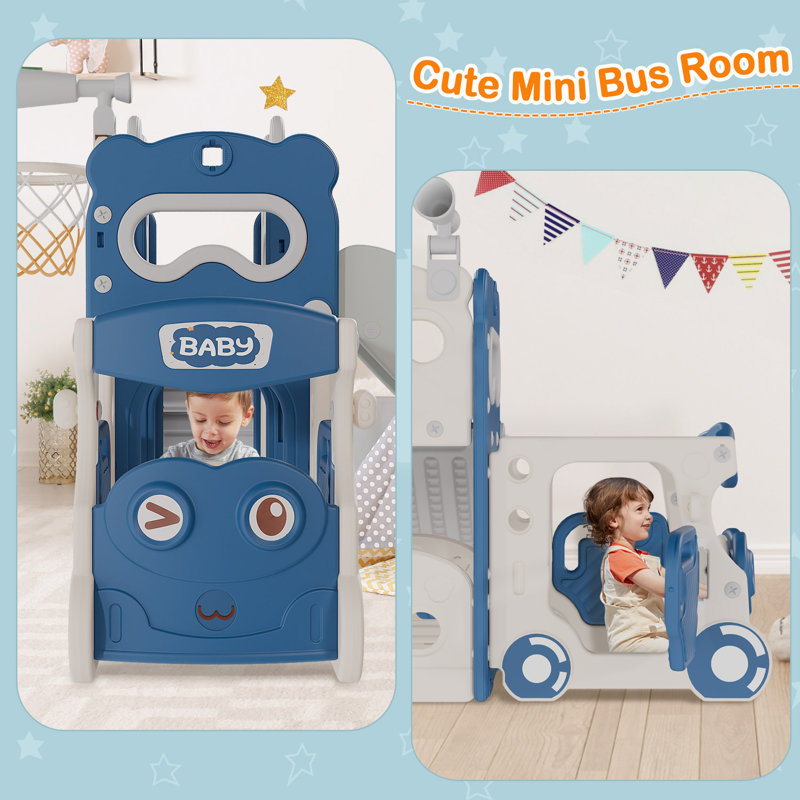 Suteck 9 In 1 Toddler Slide, Kids Climber Slide Indoor Outdoor Playset ...