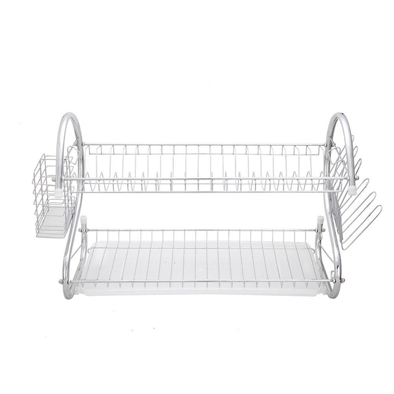 Winado Adjustable Stainless Steel Two Tier Dish Rack & Reviews | Wayfair