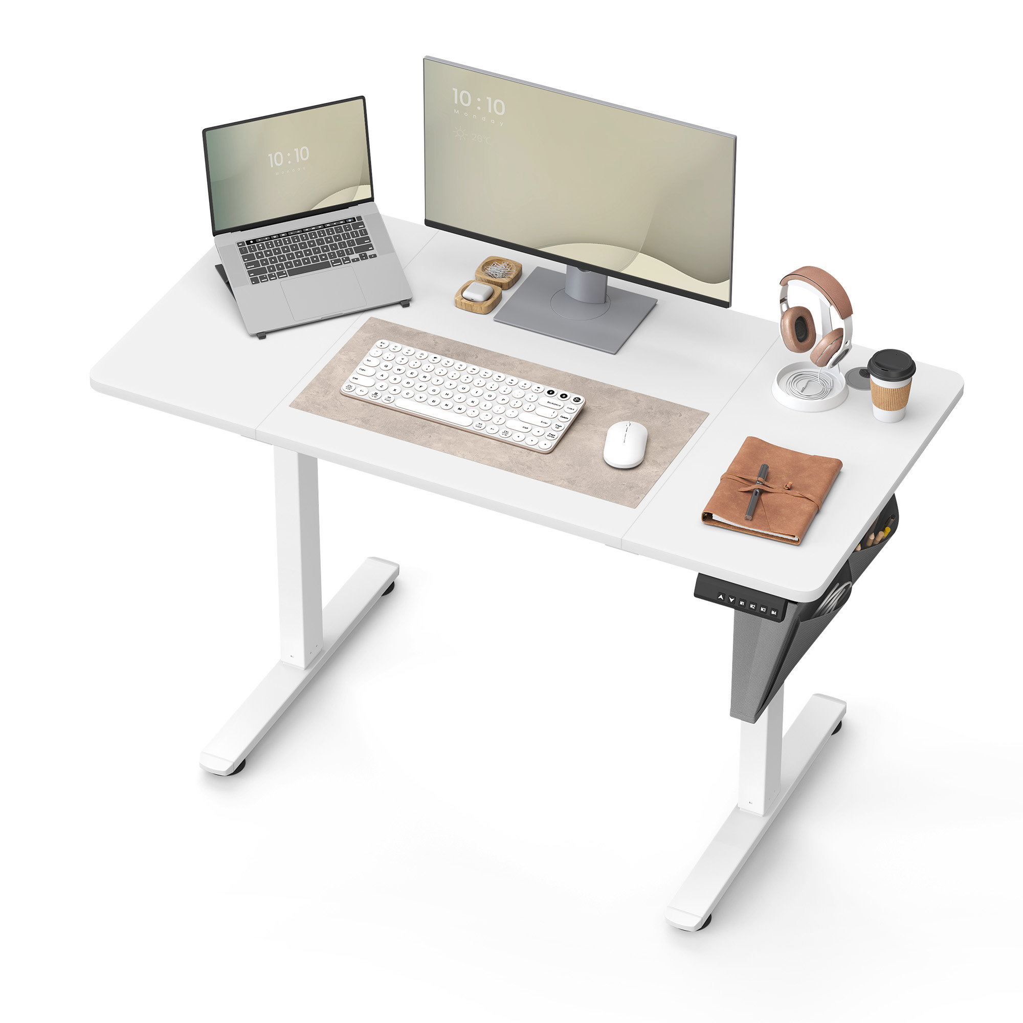 Inbox Zero Height Adjustable Rectangle Standing Desk | Wayfair.co.uk