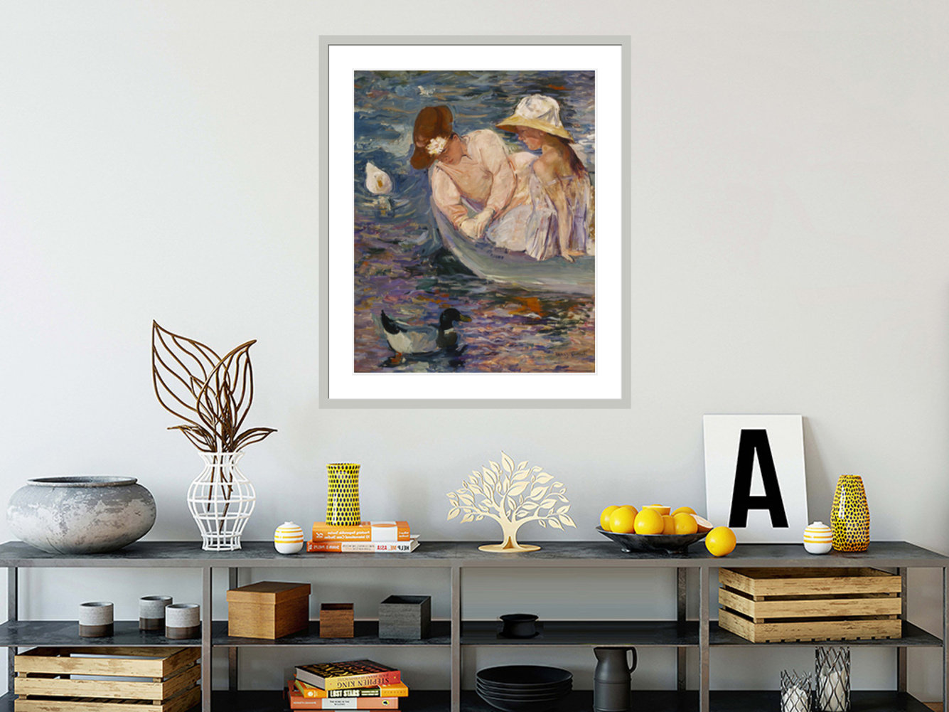 Red Barrel Studio® Summertime by Mary Cassatt -Framed Giclee Print ...