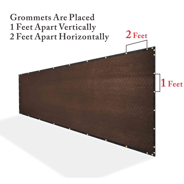 Colourtree Heavy Duty PLUS Fence Privacy Screen Cover Windscreen with ...