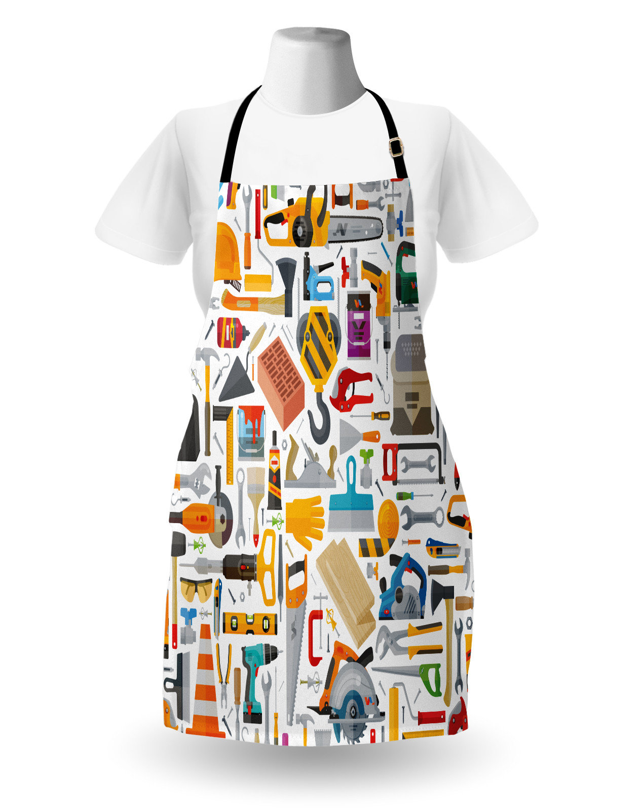 East Urban Home Construction Apron Unisex, Repairing Tools, Adult Size ...