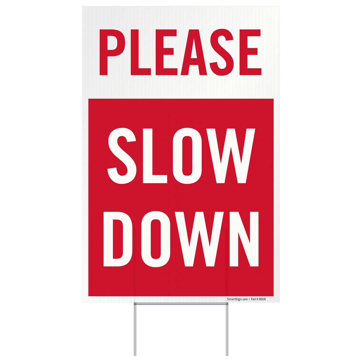 SmartSign Please Slow Down Sign - Wayfair Canada