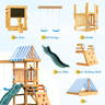 ROBUD Wooden Swing Set with Slide and 2 Swing(s) | Wayfair