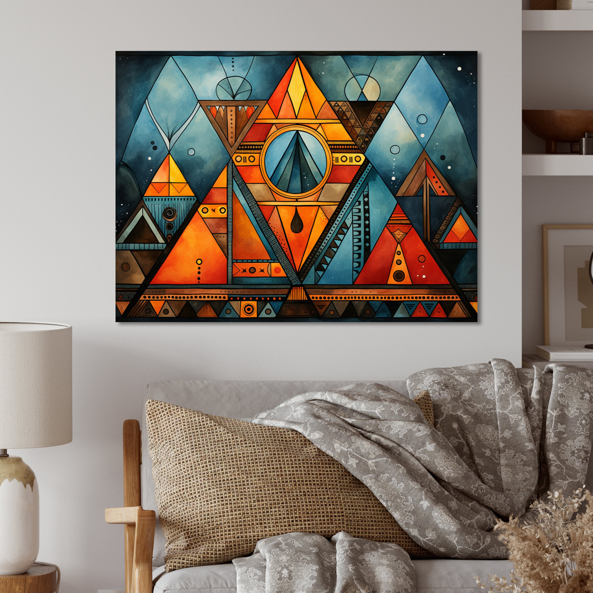 Hokku Designs African Tribal Patterns I - African Metal Wall Art Prints ...