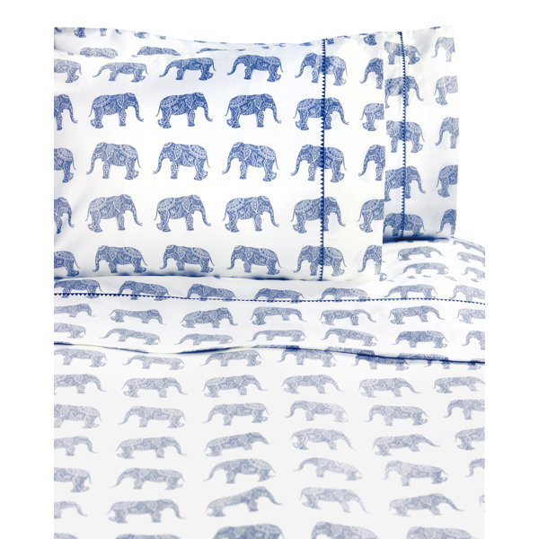 Melange Home 100% Cotton Animal Print Sheet Set & Reviews | Wayfair