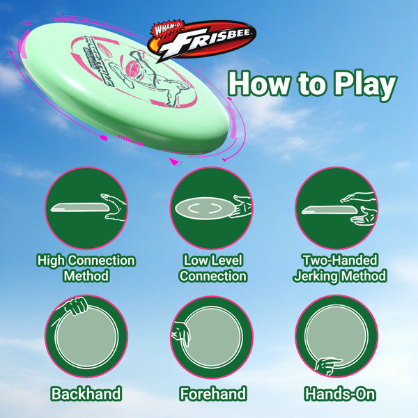 Wham-O Frisbee Freestyle Disc 160g, 10.5 Inch, Durable and Flexible PE ...