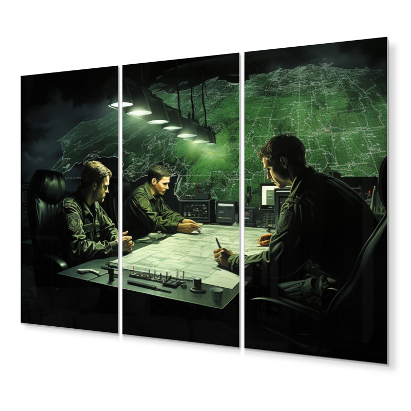 Design Art Military Mission Command I - Army Metal Wall Decor Set | Wayfair
