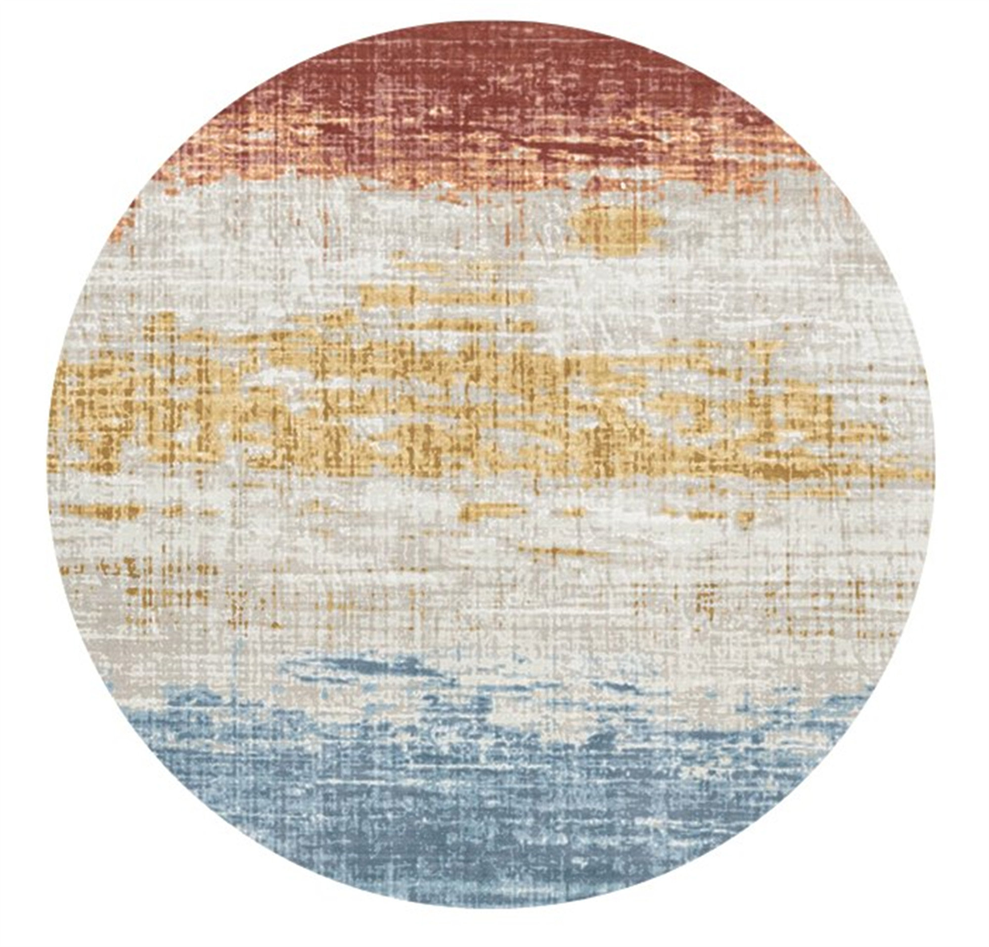 Wrought Studio™ 41" X - 41" Washable Non-Slip Round Rug | Wayfair