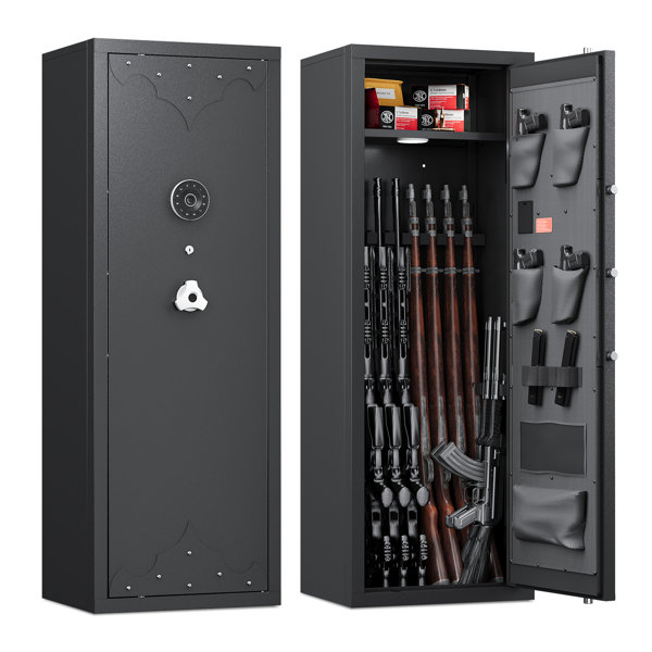 Kaer 10-14 Gun Safe,Rifle Gun Safe for Shotguns,Gun Safe for Home Rifle ...