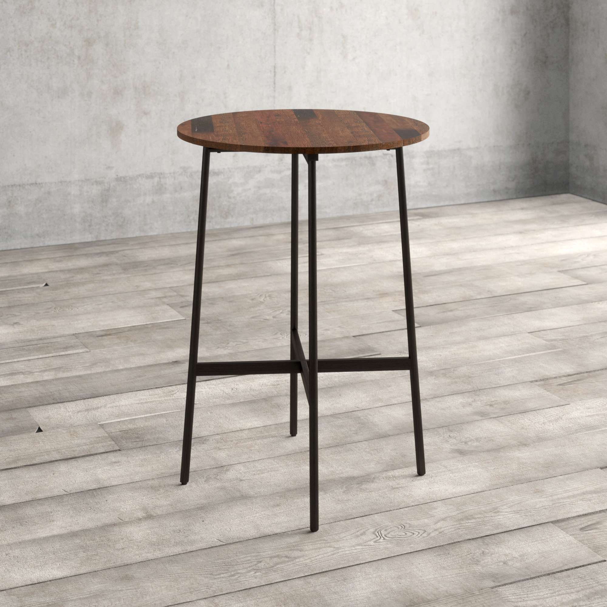 Mercury Row Weddington Wood Top Bar Table & Reviews - Wayfair Canada