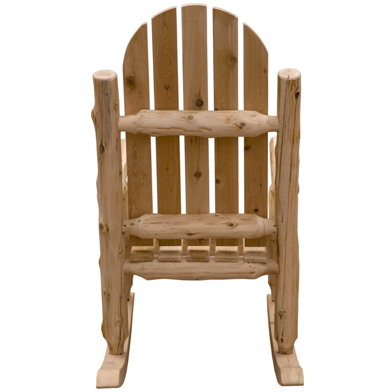 Millwood Pines Frantz 27" Natural Wood Solid Wood Indoor Outdoor ...