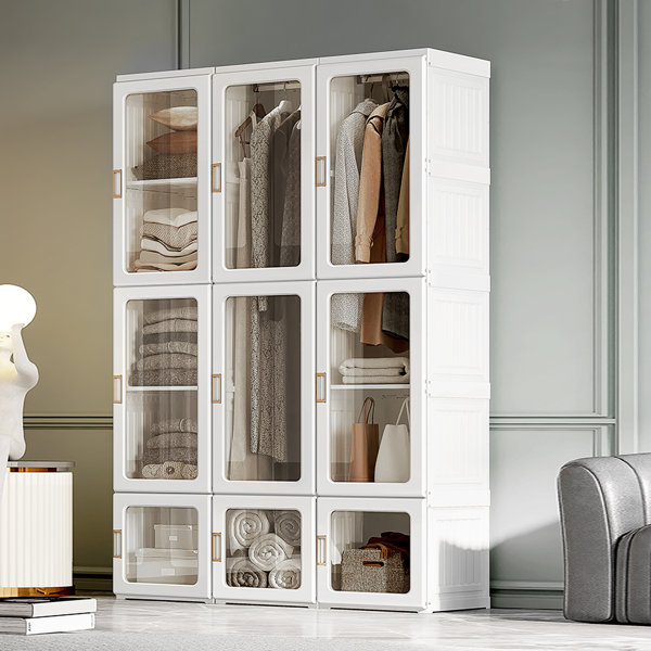 Rebrilliant Plastic / Acrylic Wardrobe | Wayfair.co.uk