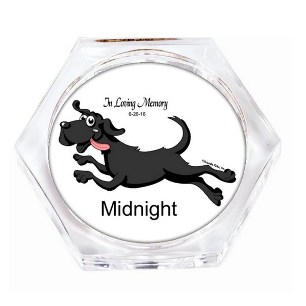 Printed Perfection Personalized Black Lab Drink Coaster Gift Set (4 ...
