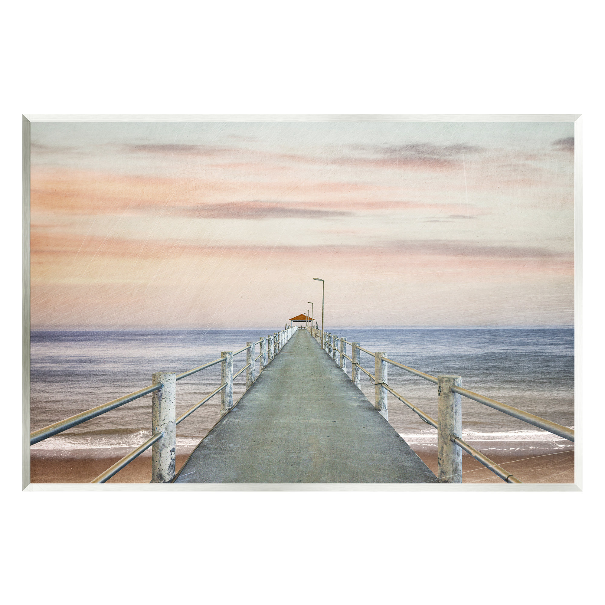 Stupell Industries Ba-045-Framed Nautical Pier Walkway | Wayfair