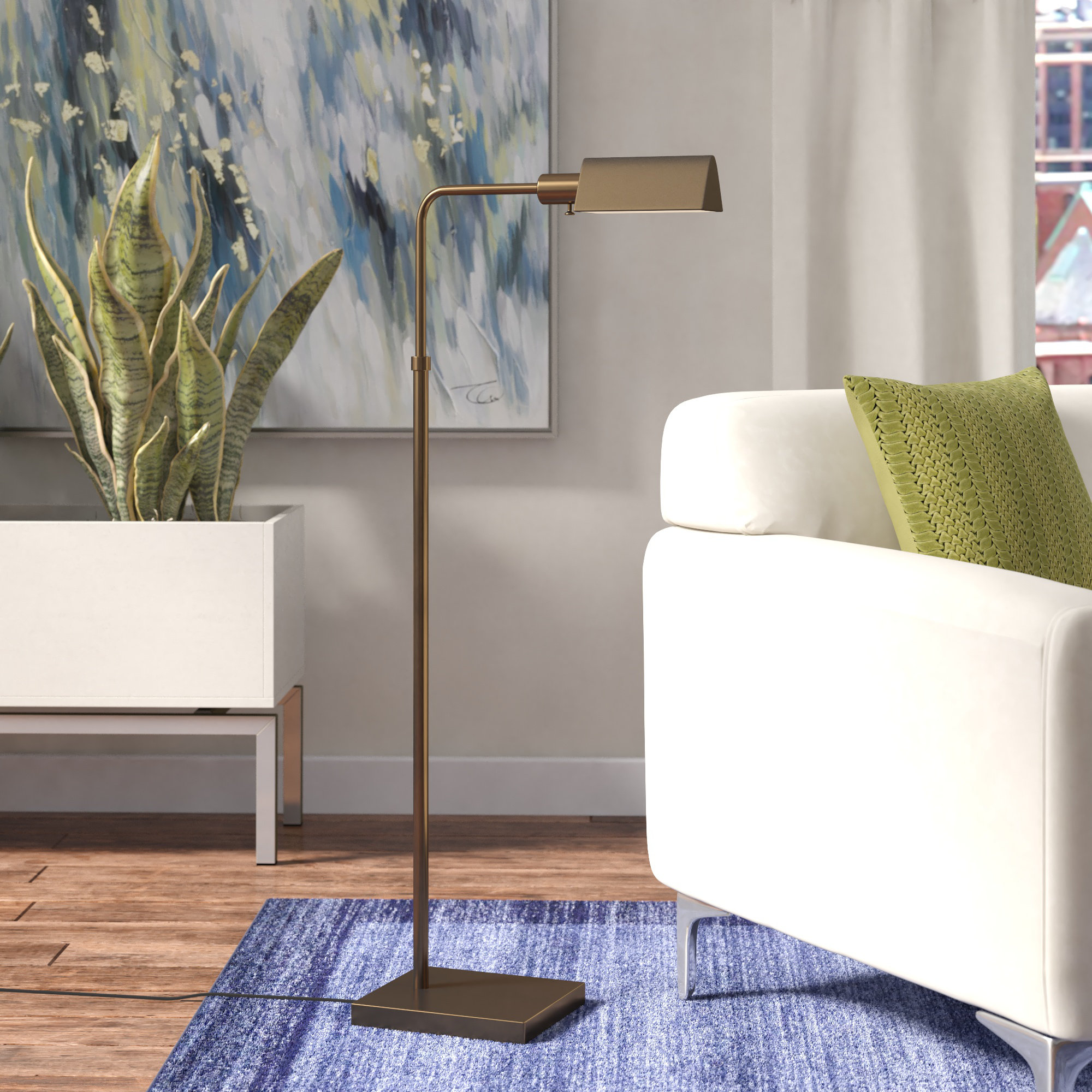 Brayden Studio® Gilligan 57" Task Floor Lamp & Reviews | Wayfair