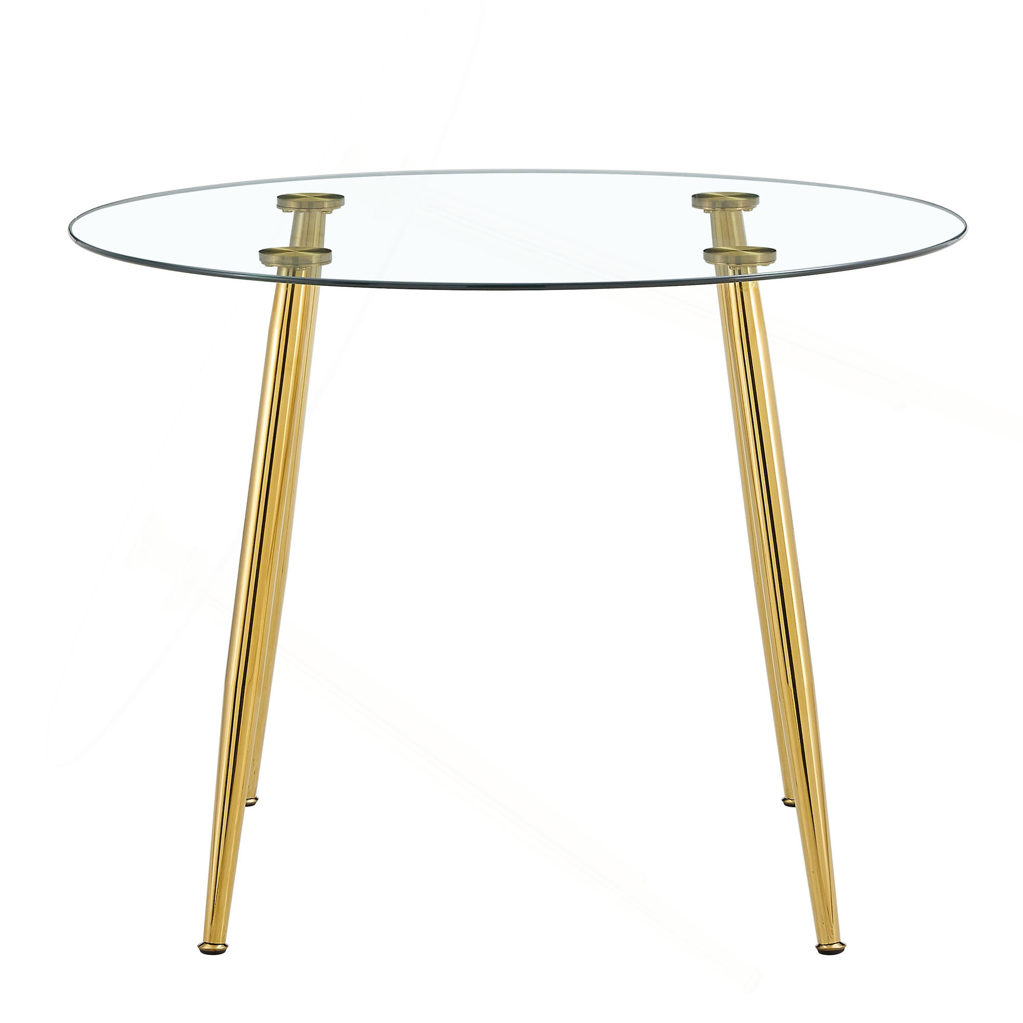 George Oliver A Glass Tabletop With A Diameter Of 40 Inches And A ...
