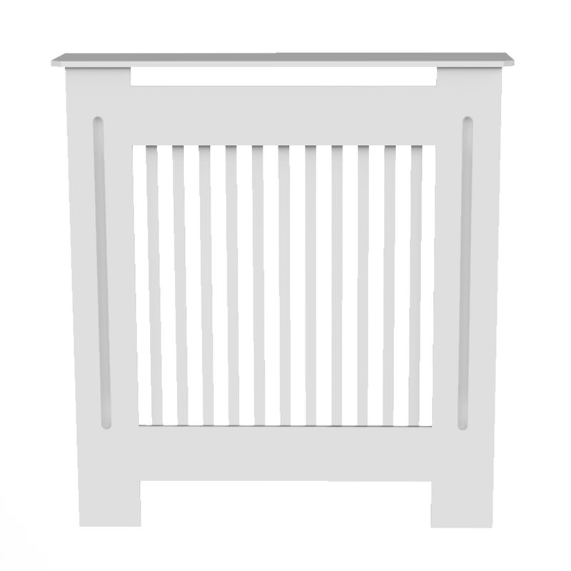 LUVODI Tall Slatted Radiator Cover Heating Heater Vertical Cabinet ...